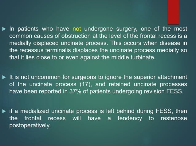 Failed fess spectrum of ct findings in the frontal recess | PPT