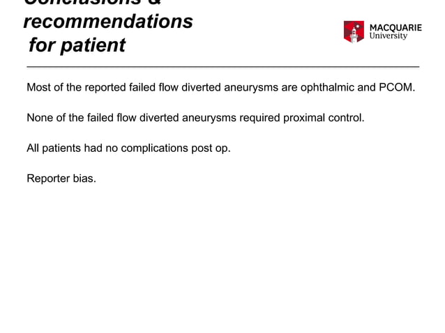 Failed flow diverted aneurysm. EBS Presentation..pptx