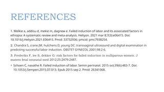 FAILED INDUCTION- causes and implicationspptx | PPTX