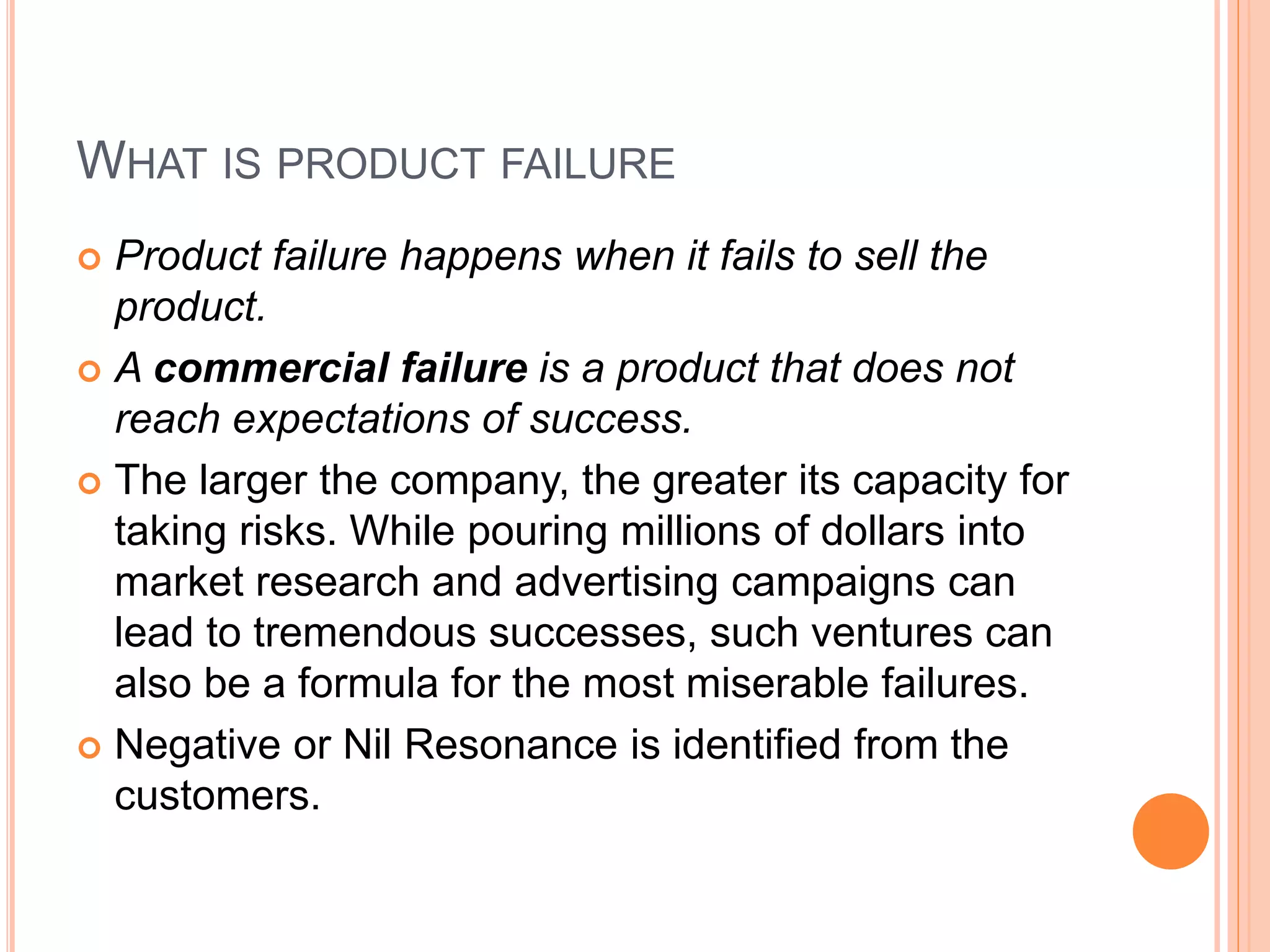Failed products marketing - Consumer goods marketing | PPTX