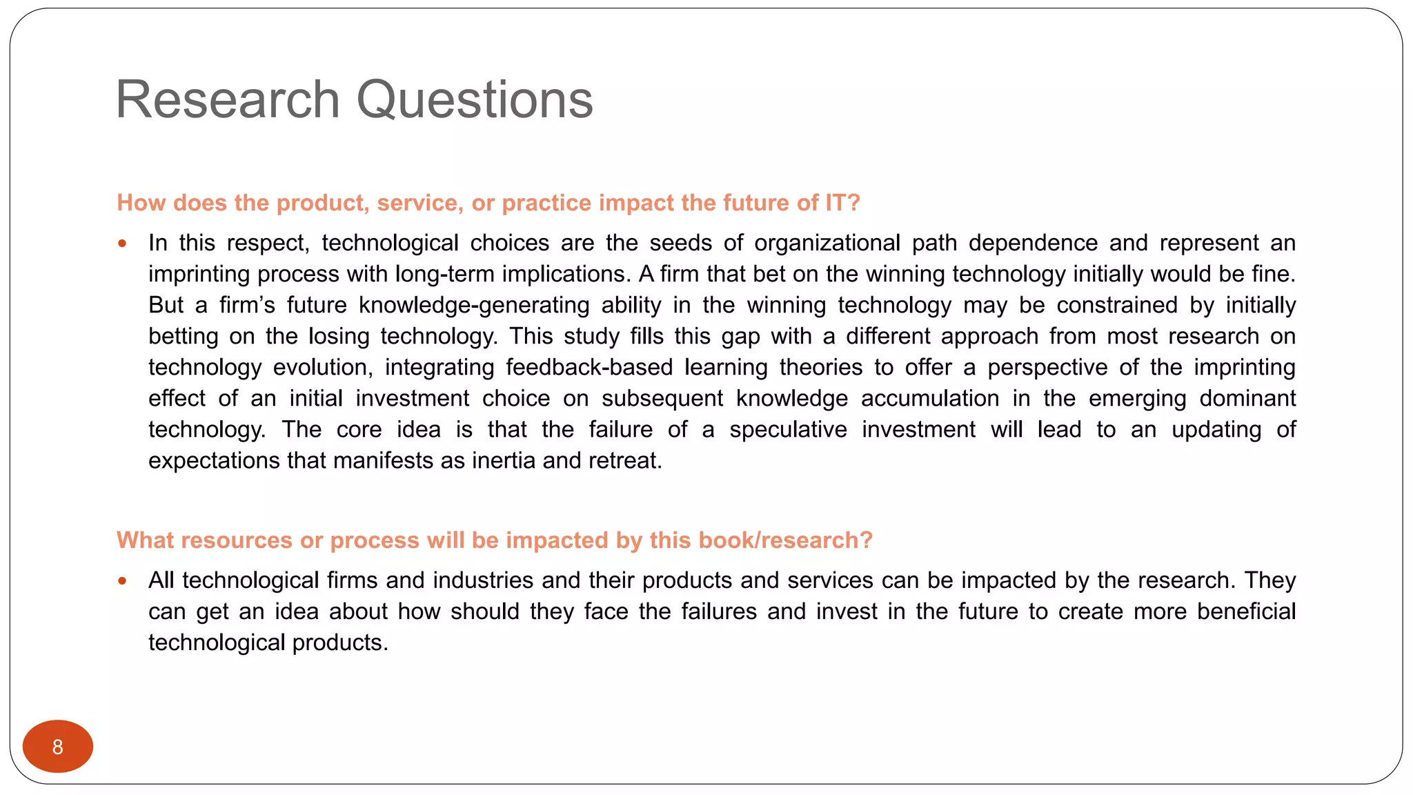 Failed technologies and investment under uncertainty | PPT