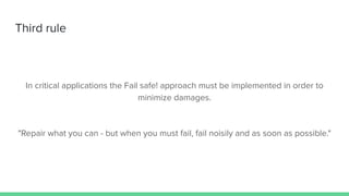 Fail fast! approach | PDF
