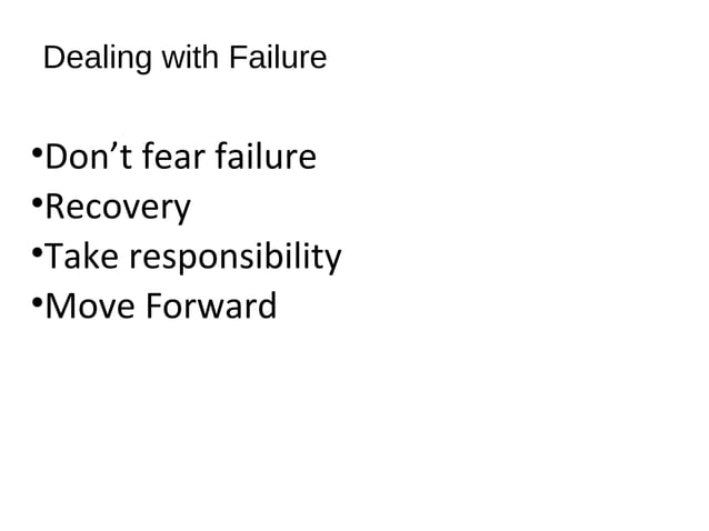 Fail Fast Fail Often? Good or bad? | PPT