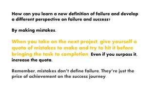 Fail Forward, How to Turn Mistakes into Steps to Success | PDF