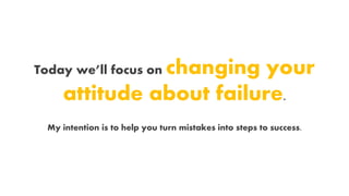 Fail Forward, How to Turn Mistakes into Steps to Success | PDF