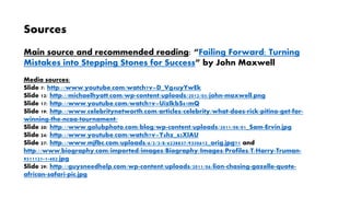 Fail Forward, How to Turn Mistakes into Steps to Success | PDF