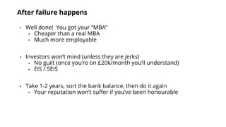 Presentation at Octopus Wealth event about the role of failure in ...