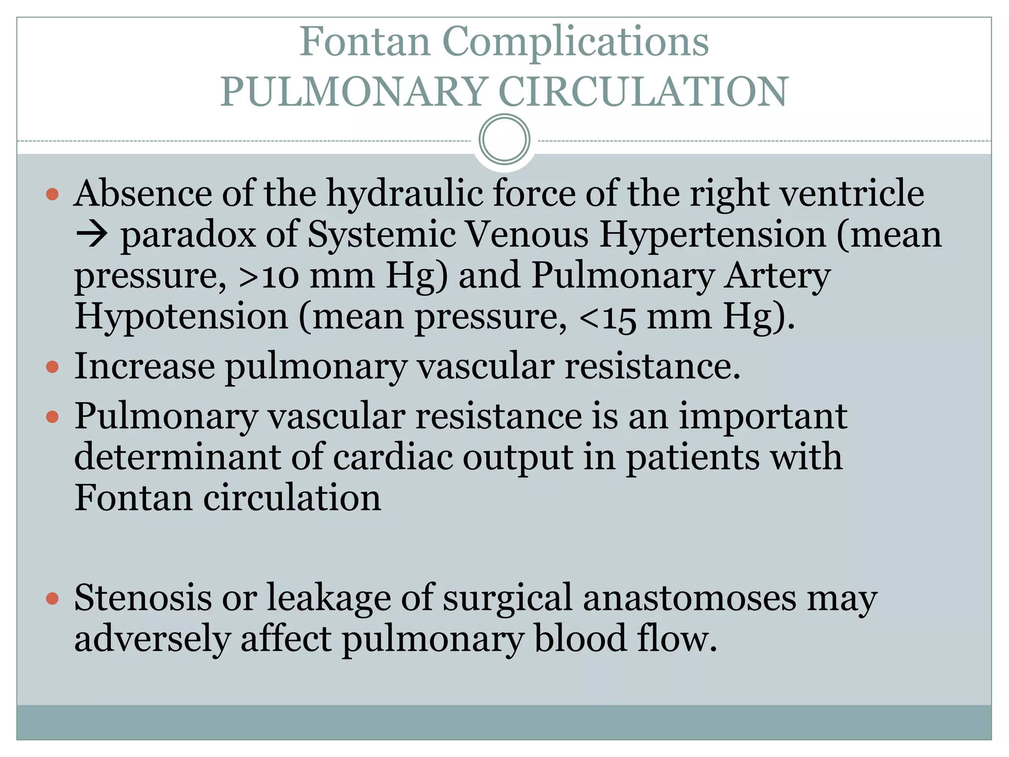 Failing Fontans - by Nihar Mehta | PPTX | Heart and Cardiovascular ...