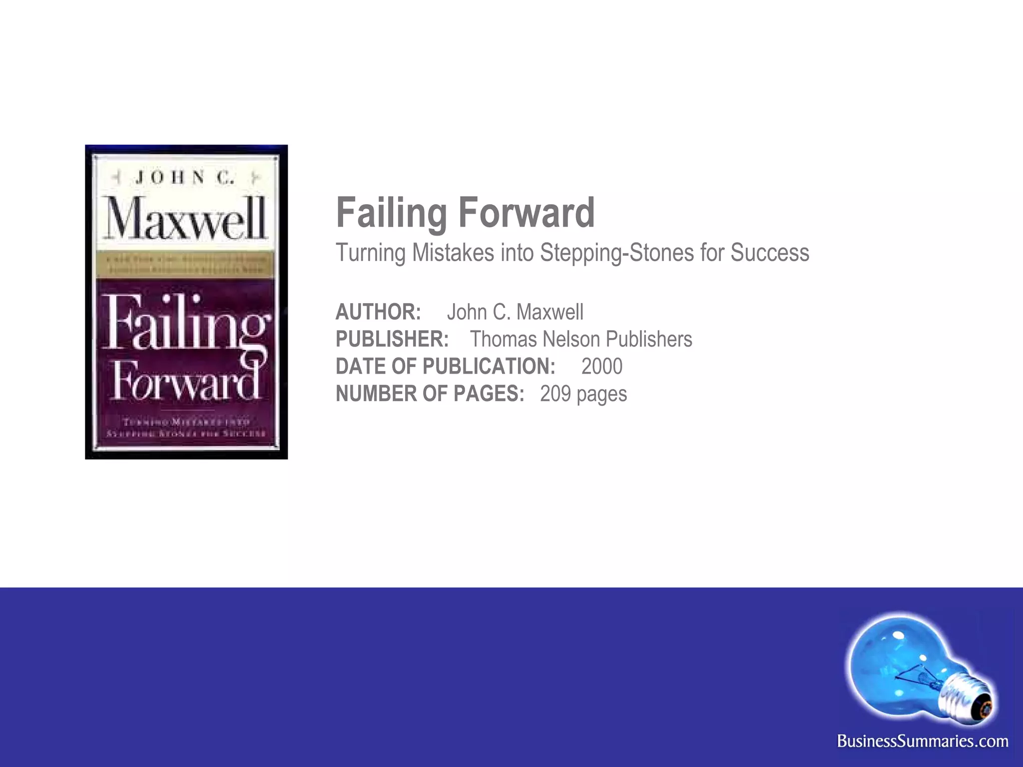 Failing Forward | PPS