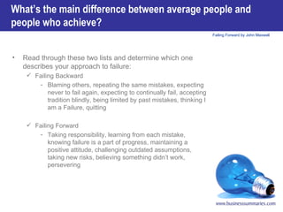 Failing forward | PPS