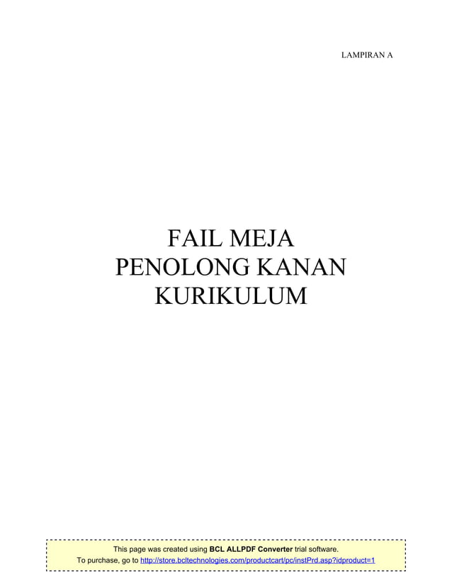 Fail meja | PDF