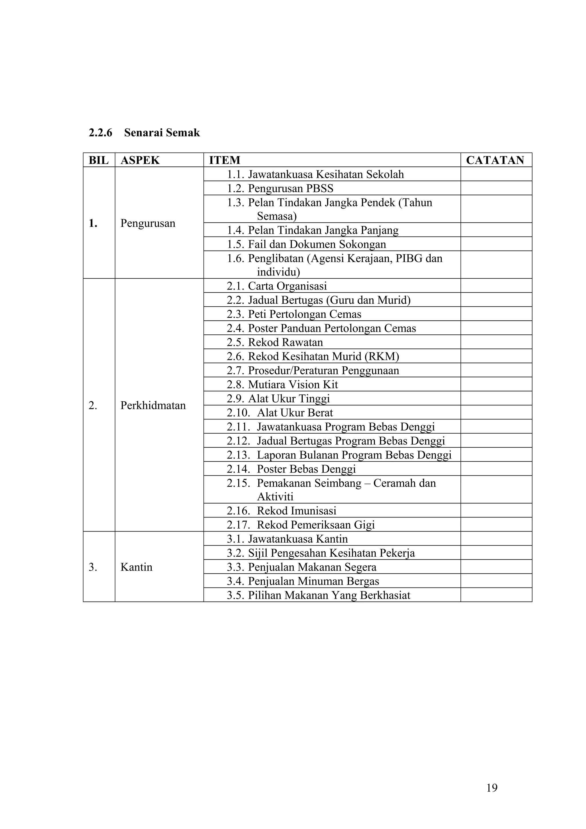 Failmeja3k(kebersihan, kesihatan dan keselamatan) terbaru | DOC
