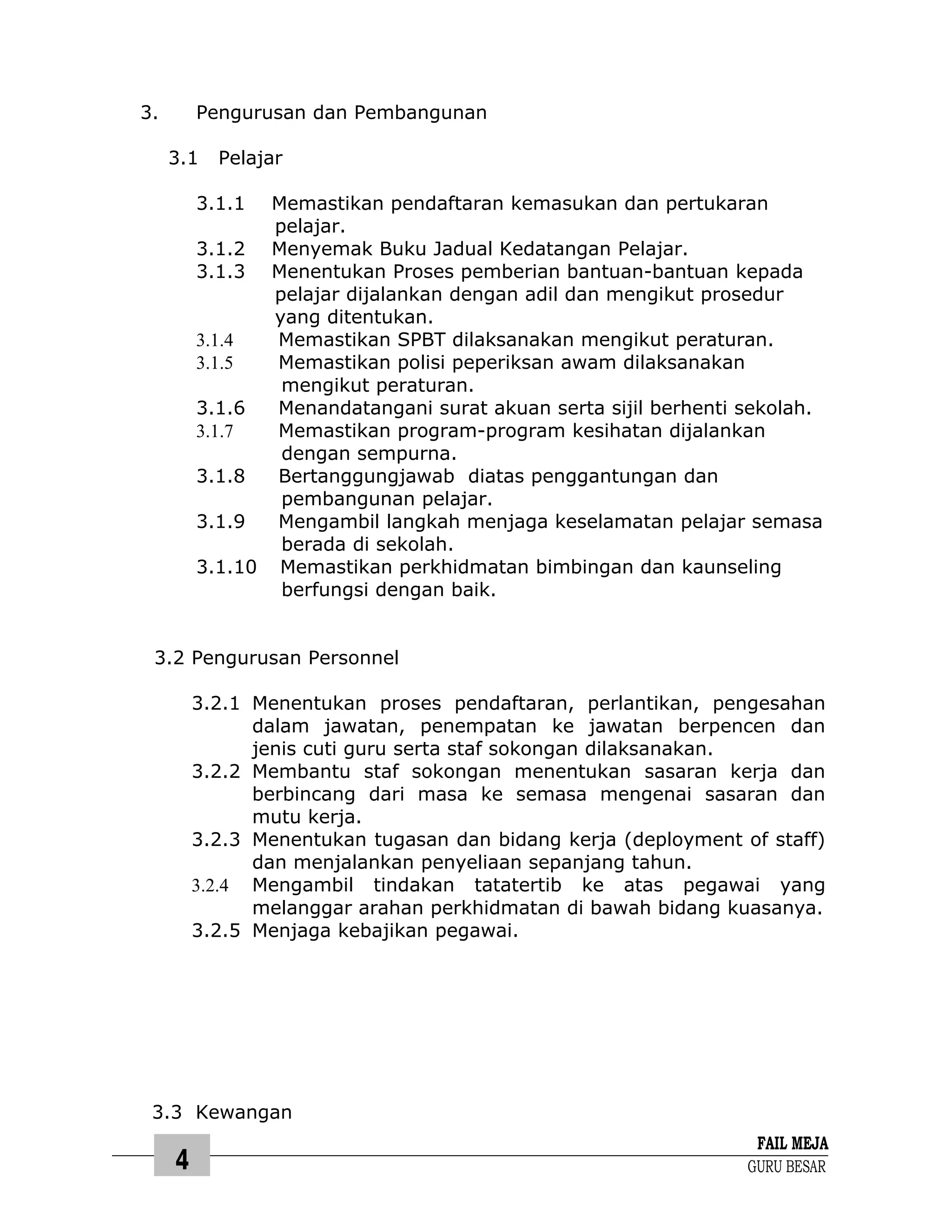 Fail meja guru besar | DOC