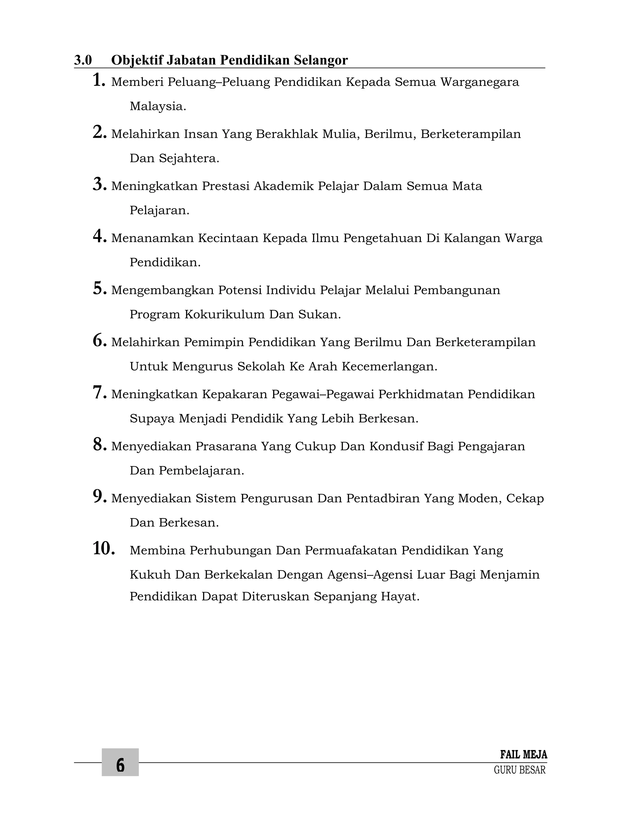 Fail meja guru besar | DOC