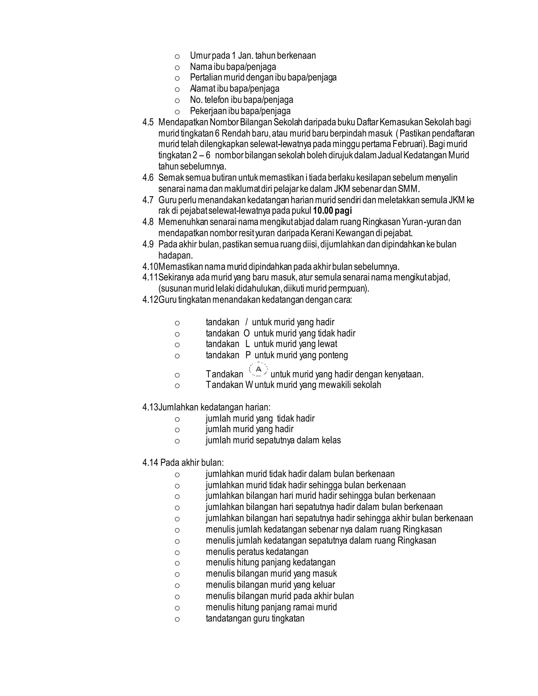 Fail meja guru kelas | DOC