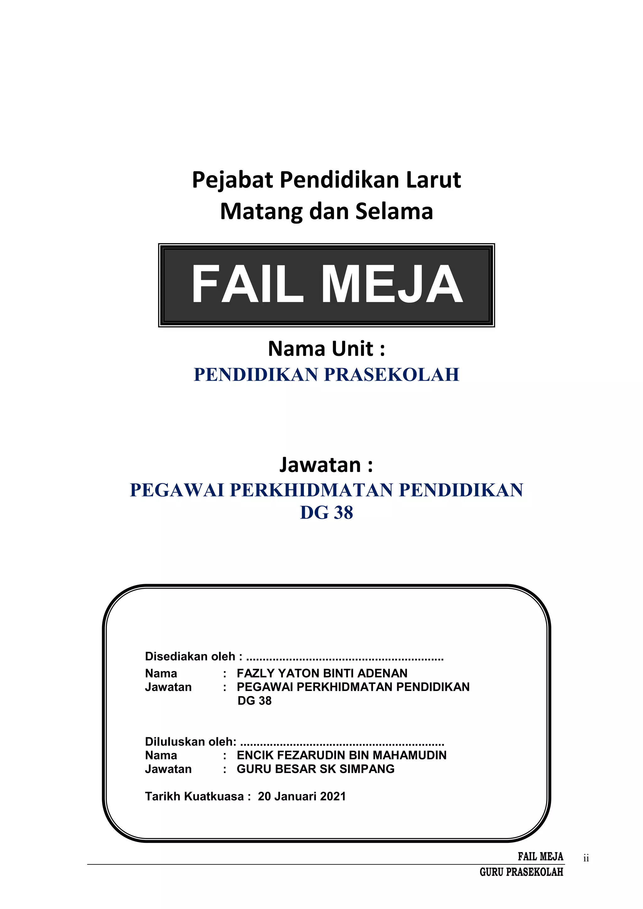 FAIL MEJA GURU PRASEKOLAH FYA.doc
