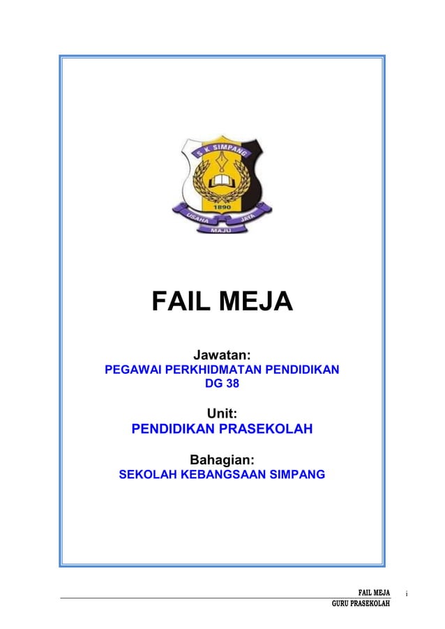 FAIL MEJA GURU PRASEKOLAH FYA.doc