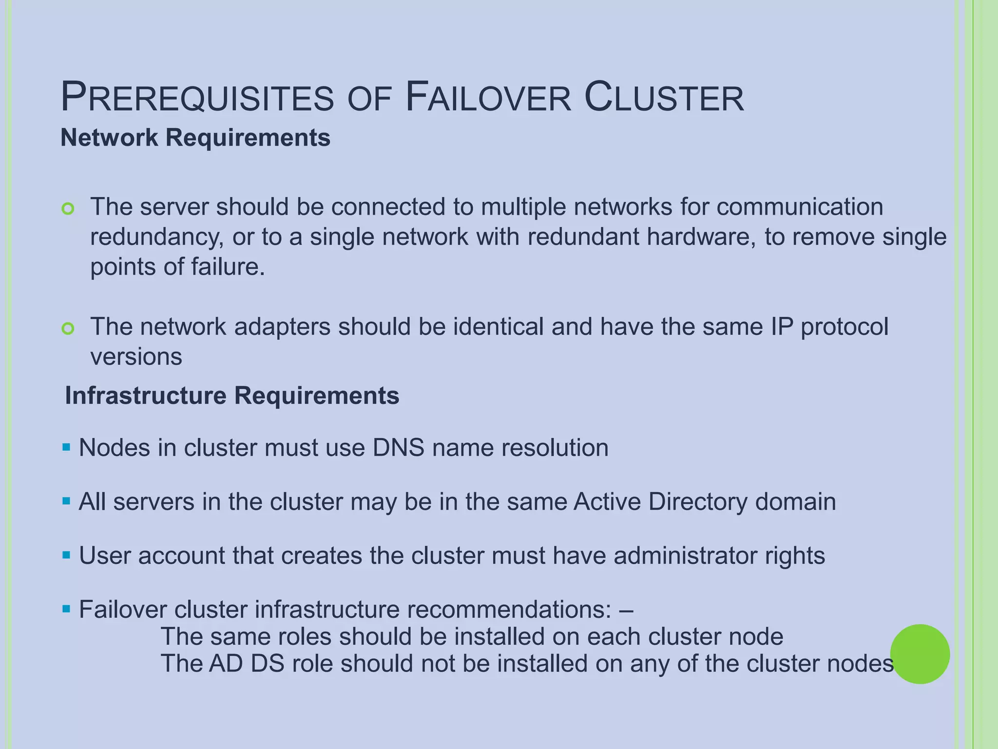 Failover cluster | PPTX