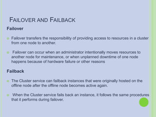Failover cluster | PPTX