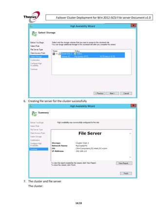 Failover Cluster Deployment for Windows 2012 iSCSI File server.pdf
