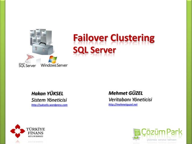 Failover Clustering Sql Server | PPT