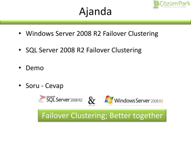 Failover Clustering Sql Server | PPT