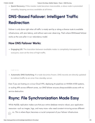 Failover Infra Setup_ MySQL Replica + Rsync + DNS Running.pdf