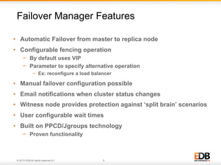 Introducing EDB Failover Manager | PDF