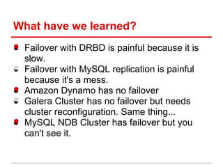 Failover or not to failover | PDF | Databases | Computer Software and Applications