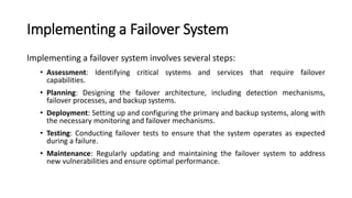 Failover System in Cloud Computing System | PDF