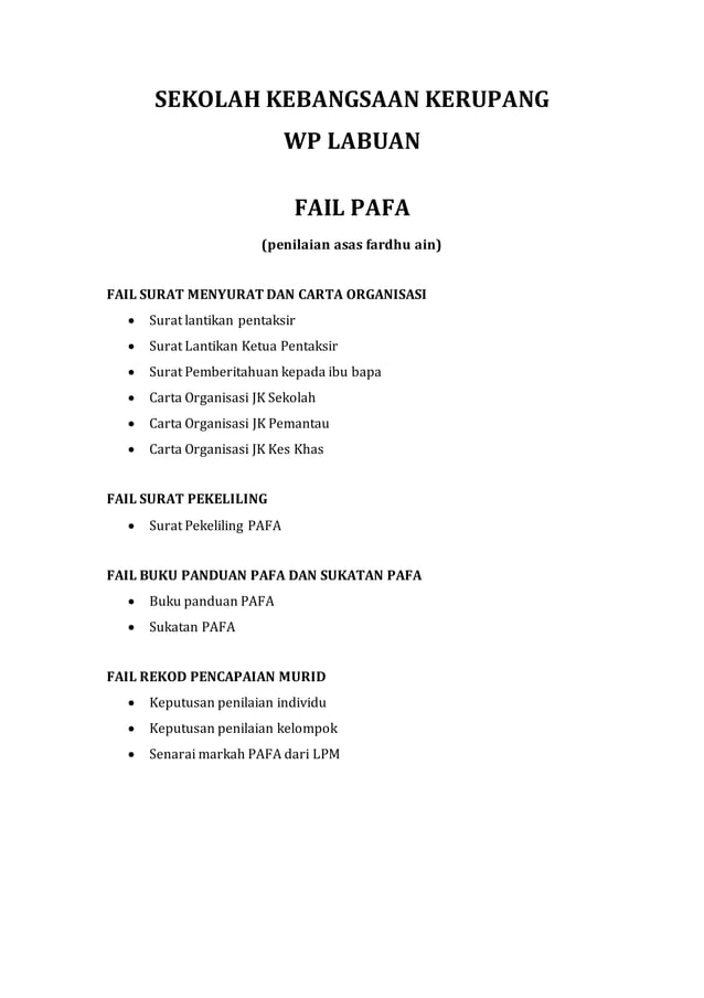 Fail pafa | PDF