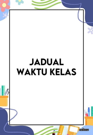fail pengurusan kelas print siap dan lengkap | PDF