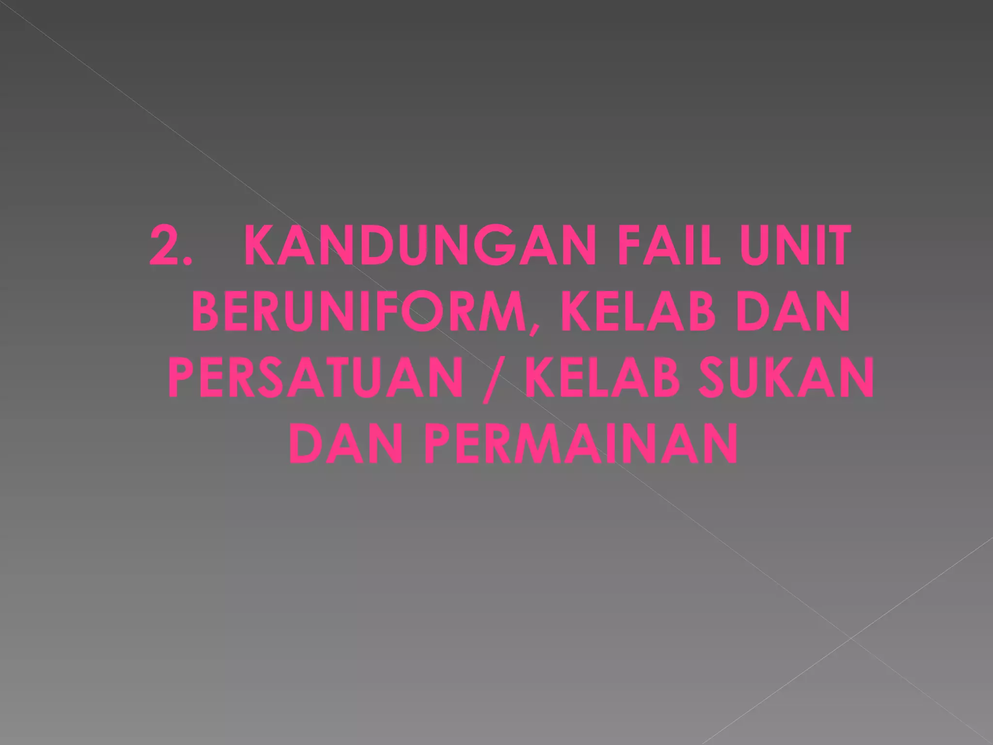 Fail pengurusan kokurikulum | PPT