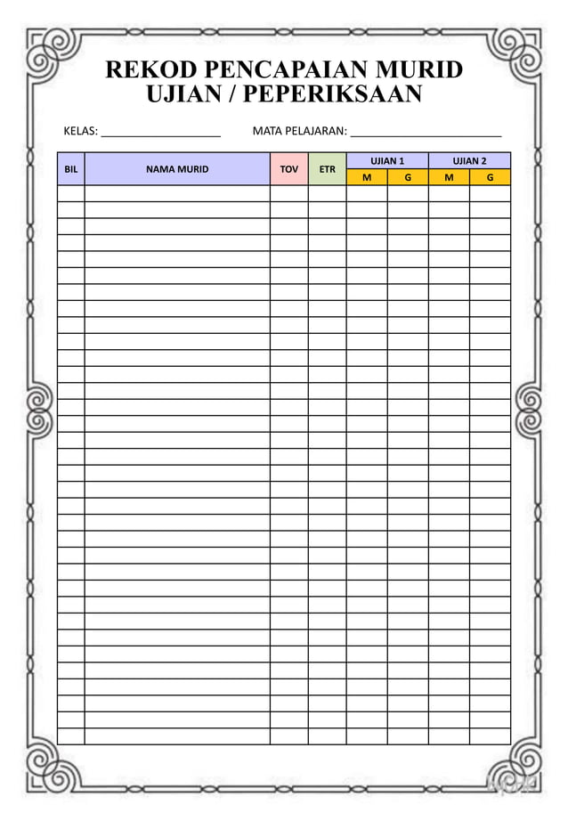 FAIL REKOD PENGAJARAN.pptx fail rekod pengajaran | PDF