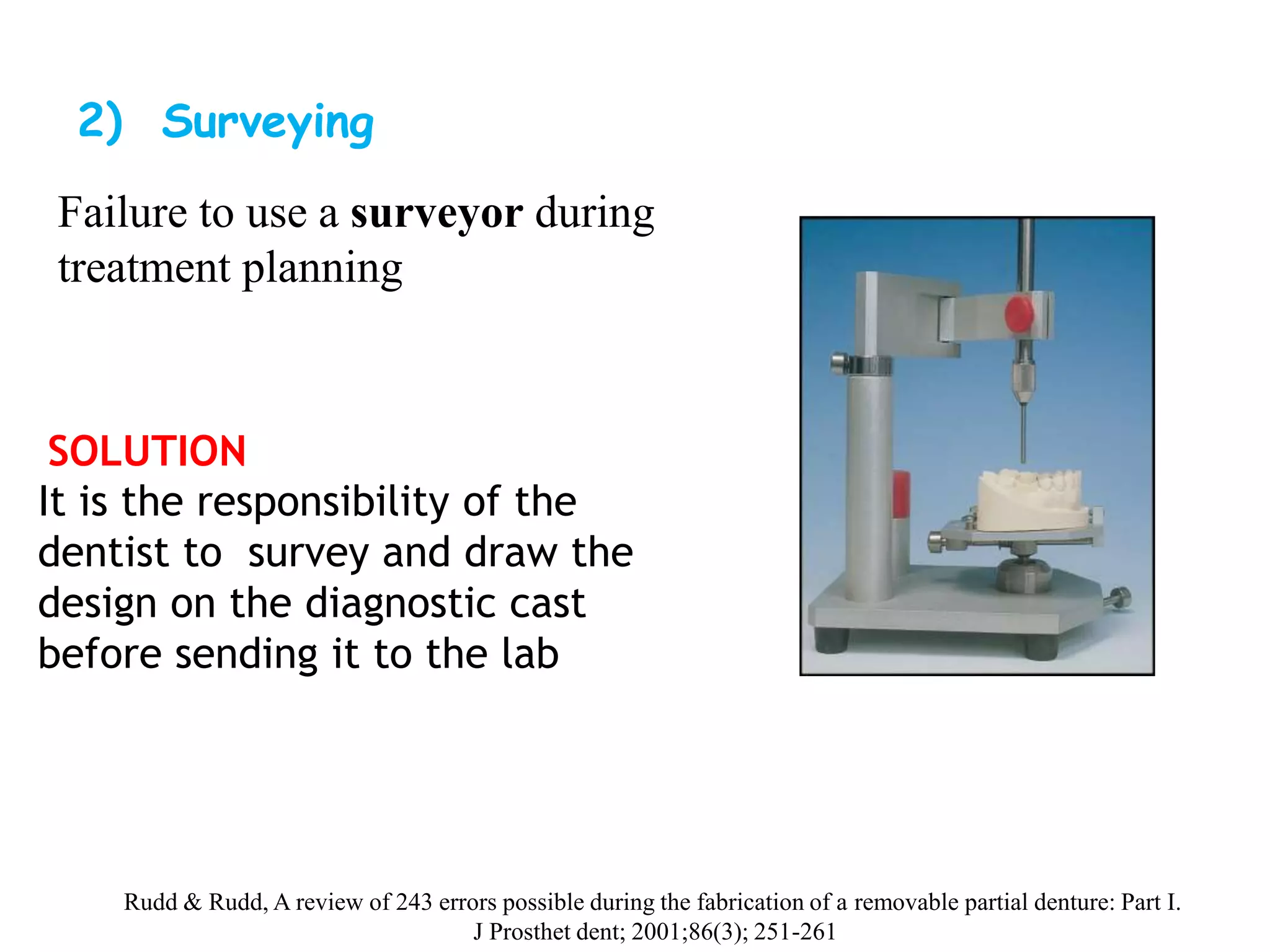Failure in removable part denture my ppt | PPTX