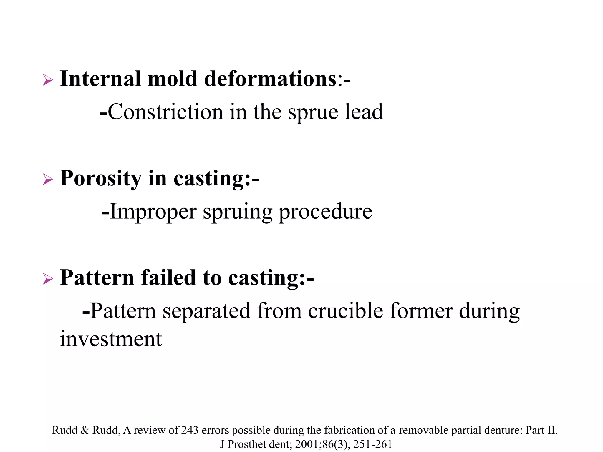 Failure in removable part denture my ppt | PPTX