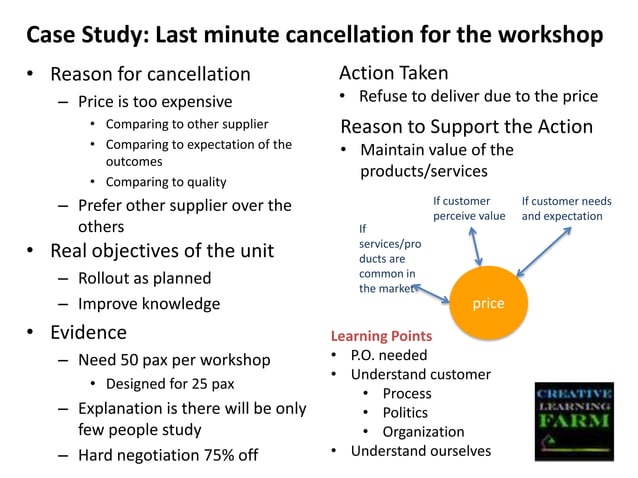 Learning from failure - Case 1 | PPTX