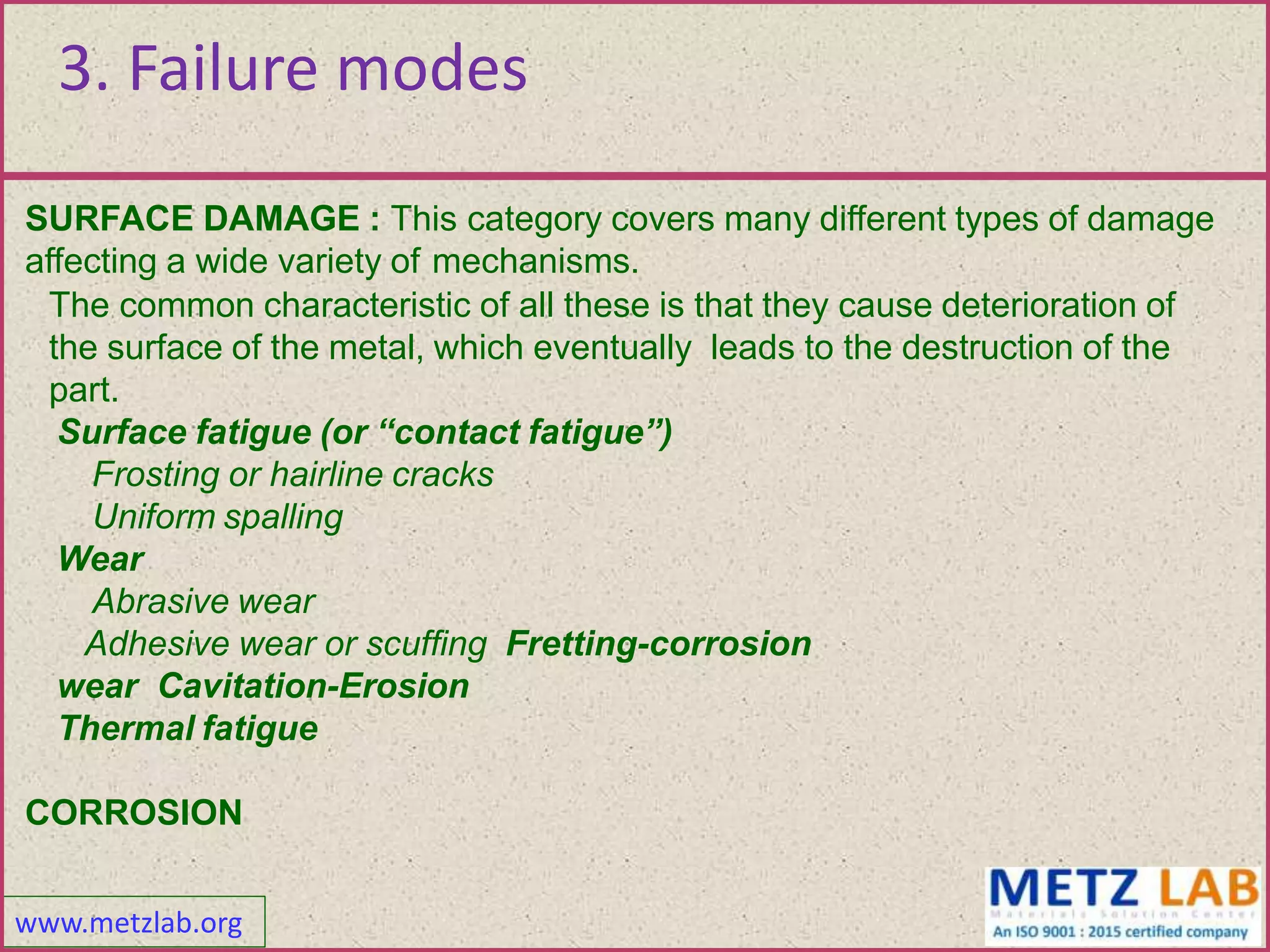 Failure analysis | PPTX