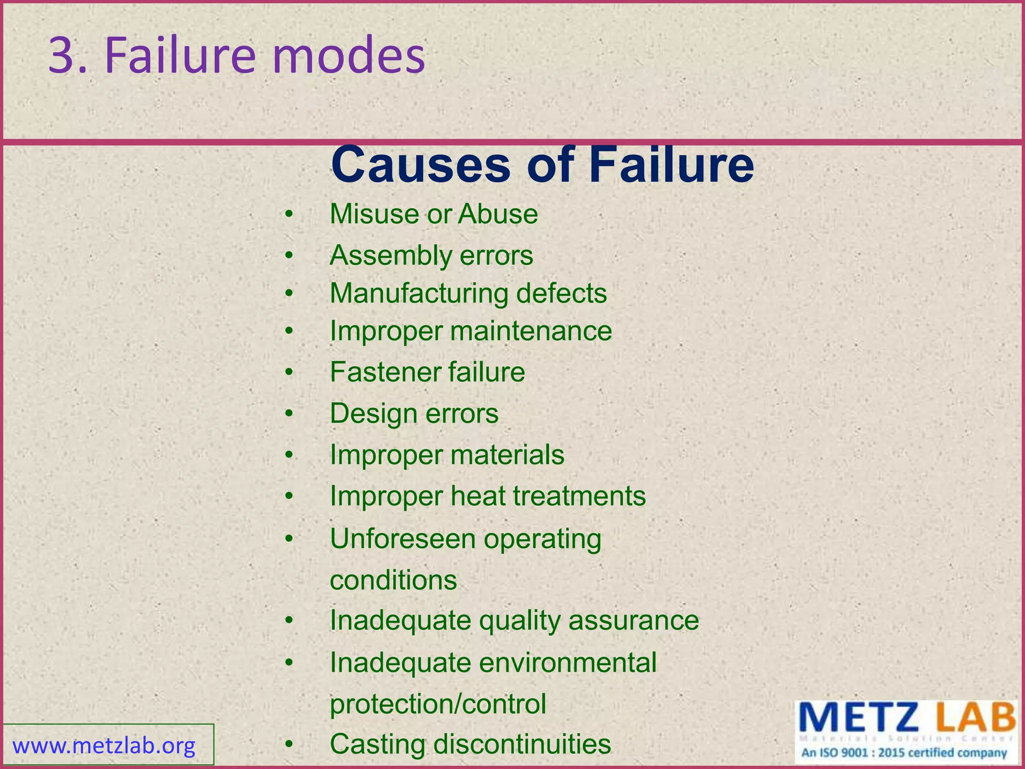 Failure analysis | PPTX