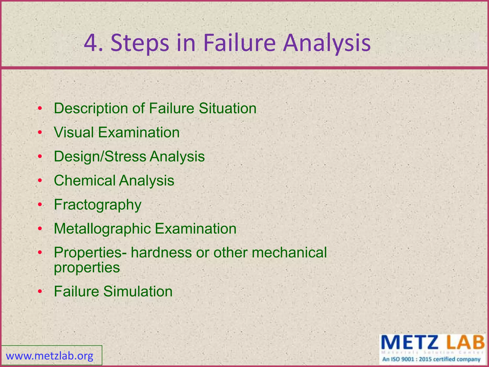 Failure analysis | PPTX