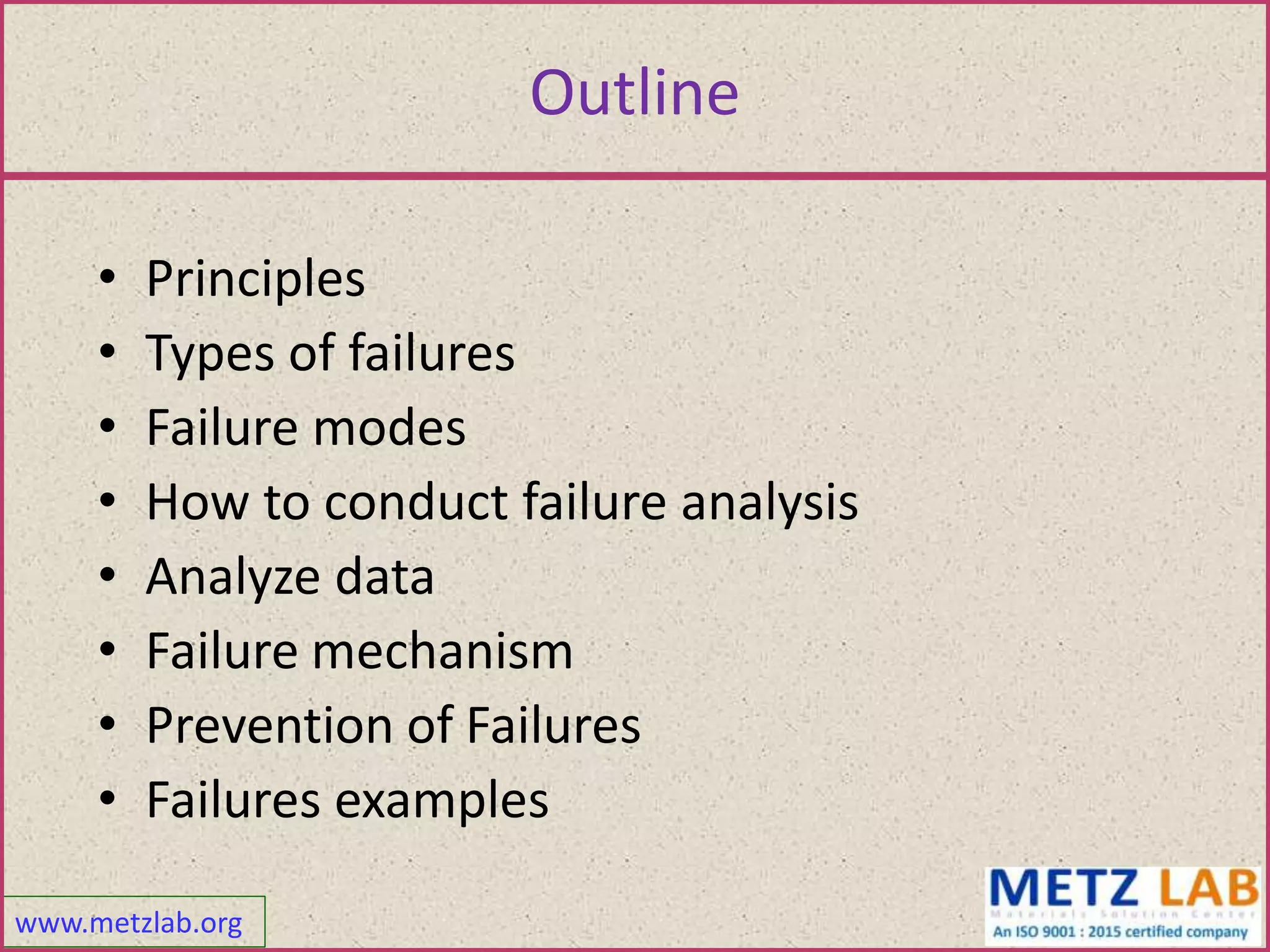 Failure analysis | PPTX
