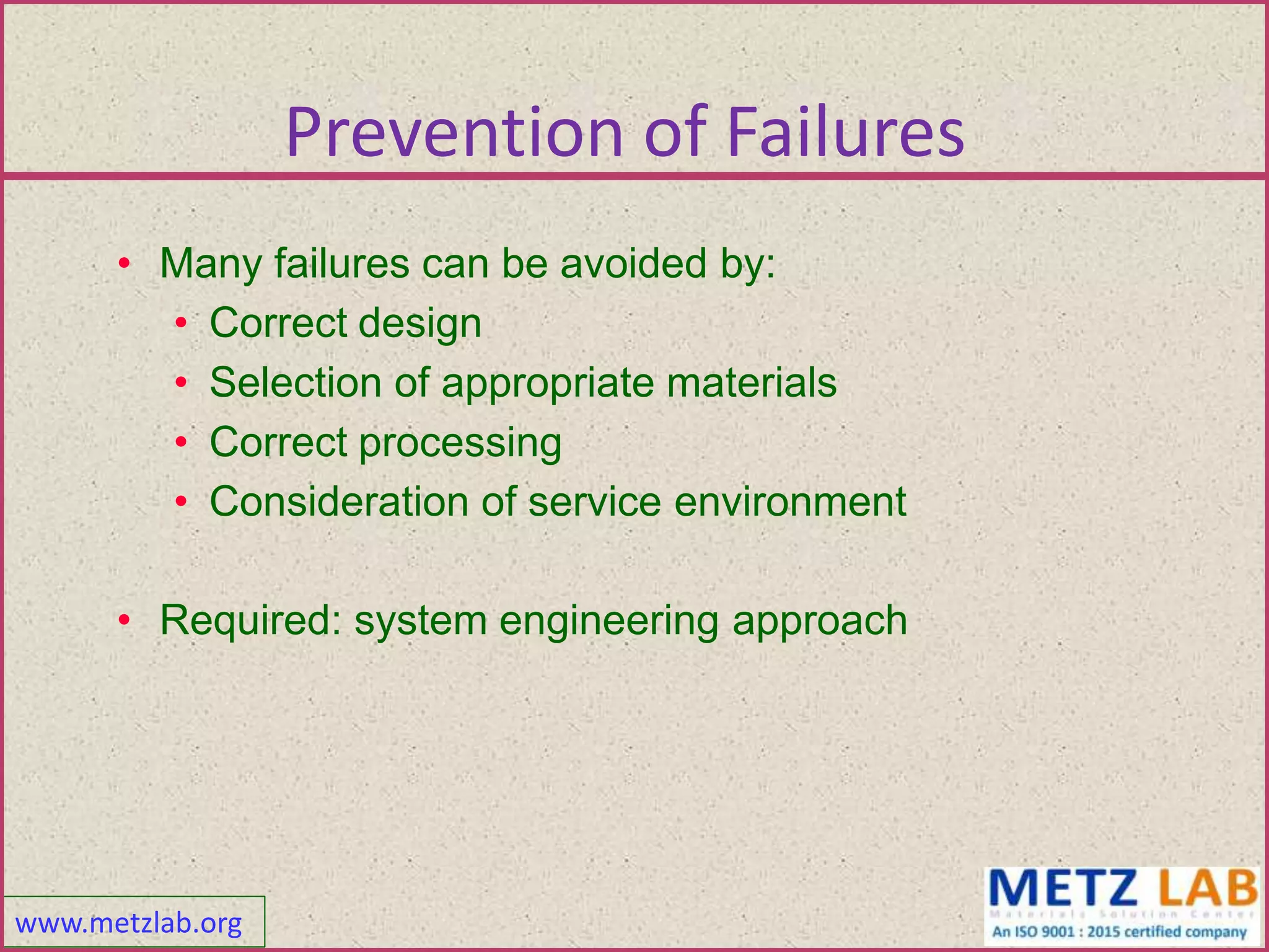 Failure analysis | PPTX