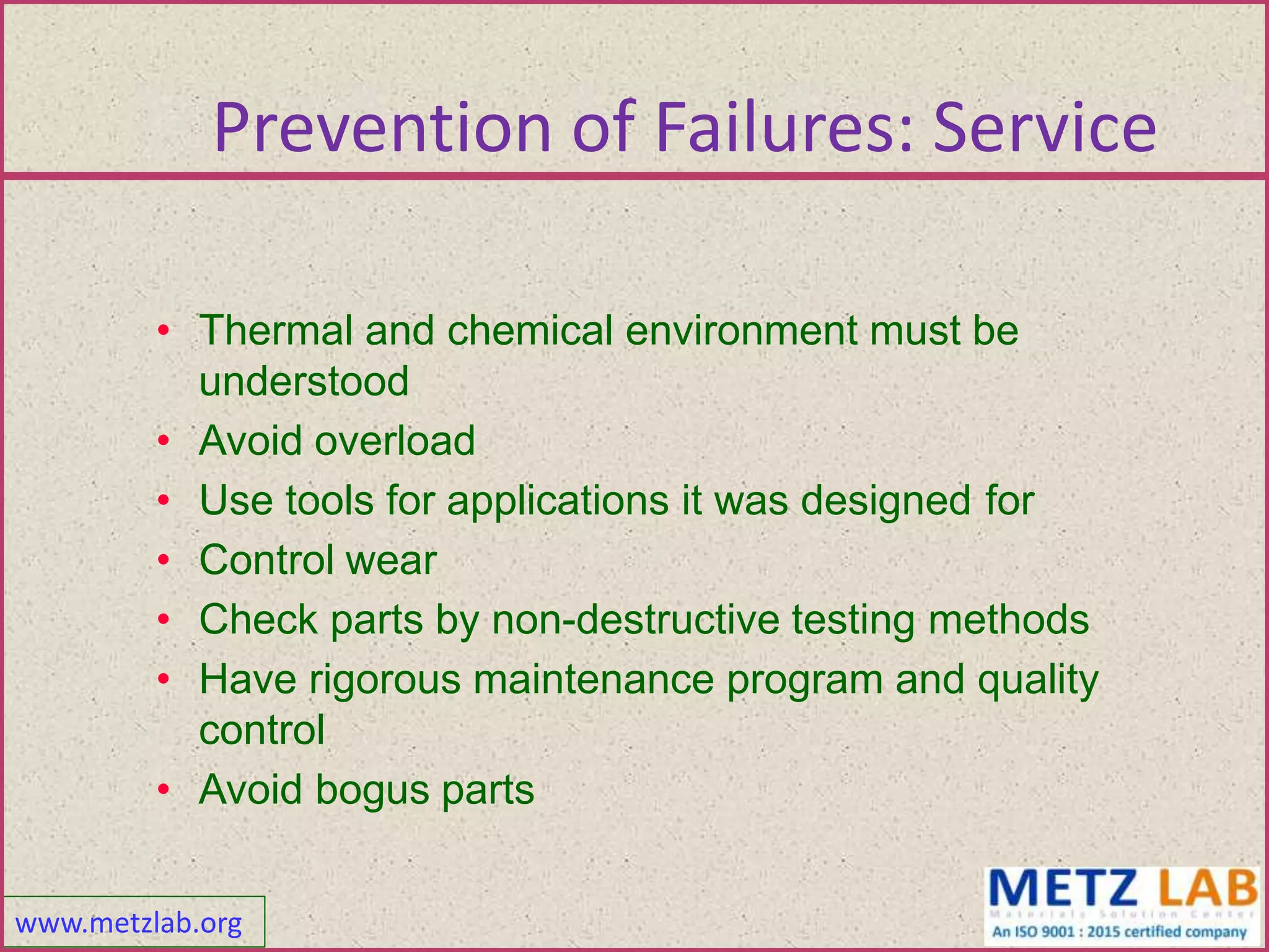 Failure analysis | PPTX