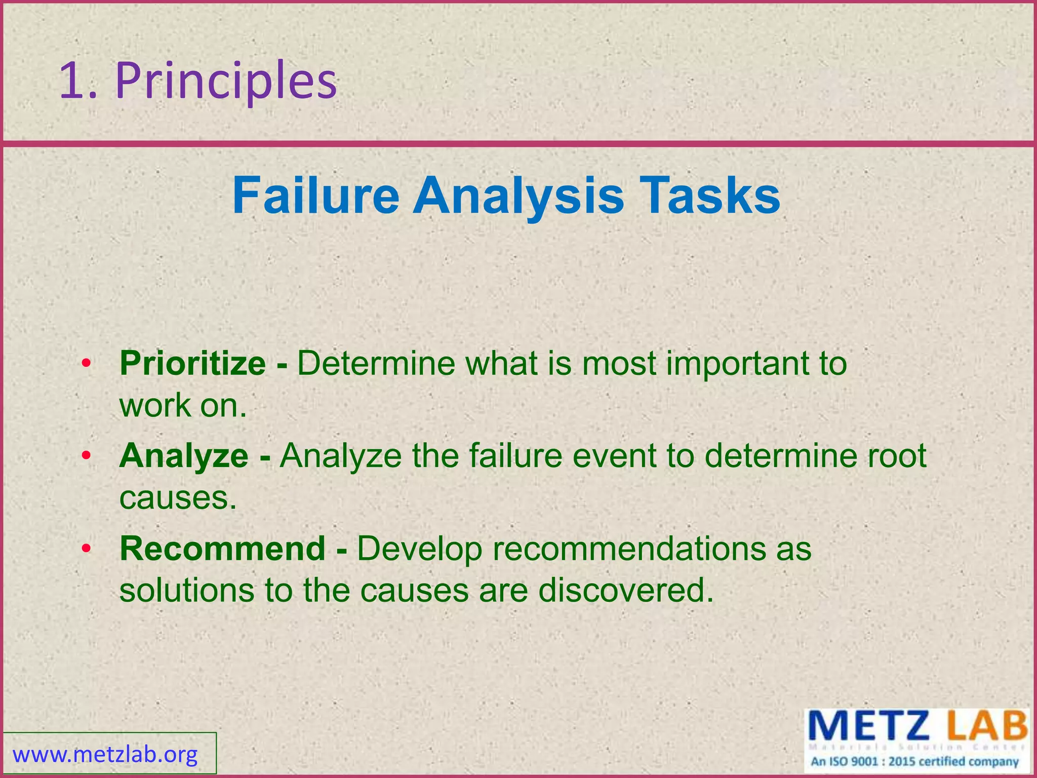 Failure analysis | PPTX