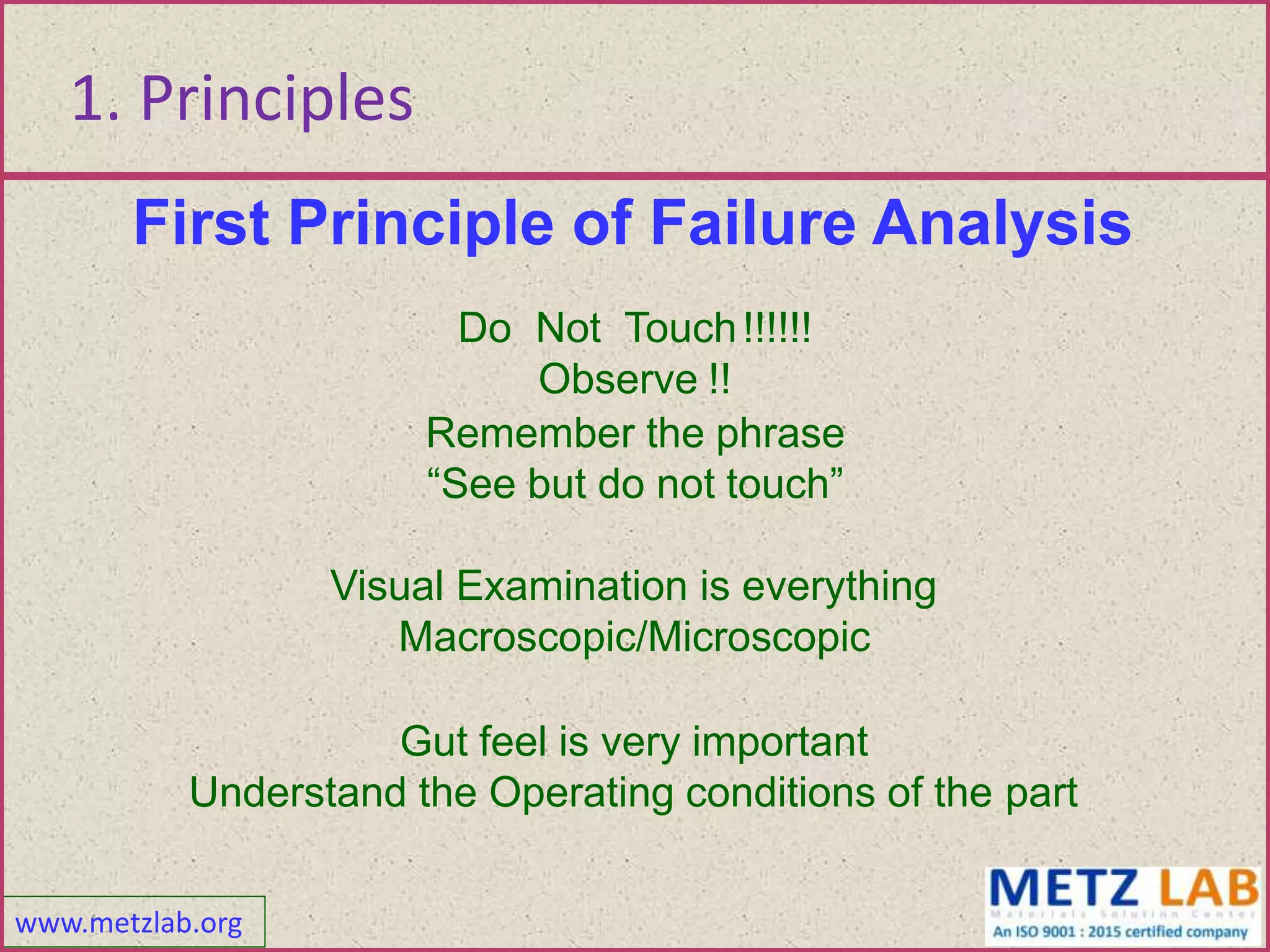 Failure analysis | PPTX