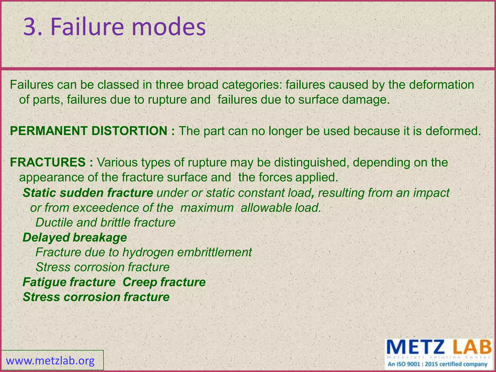 Failure analysis | PPTX