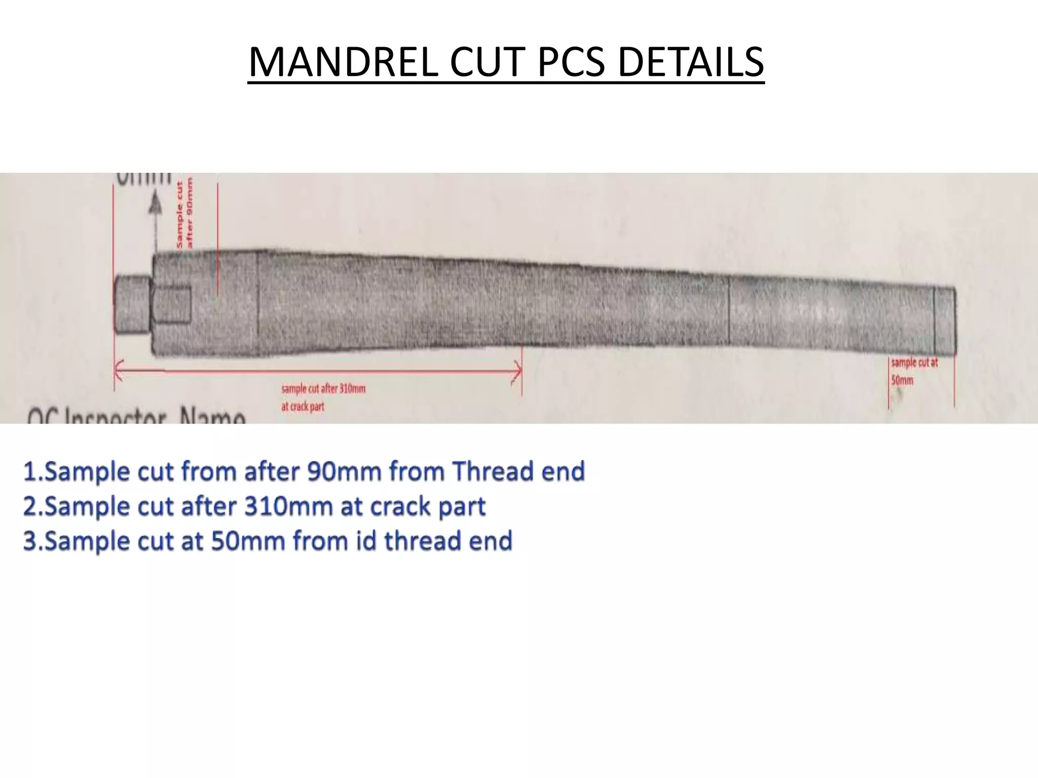 FAILURE ANALYSIS OF MANDREL | PPTX