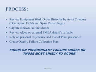 Failure Code Quality Plan Implementation At Alcoa Massena | PPTX