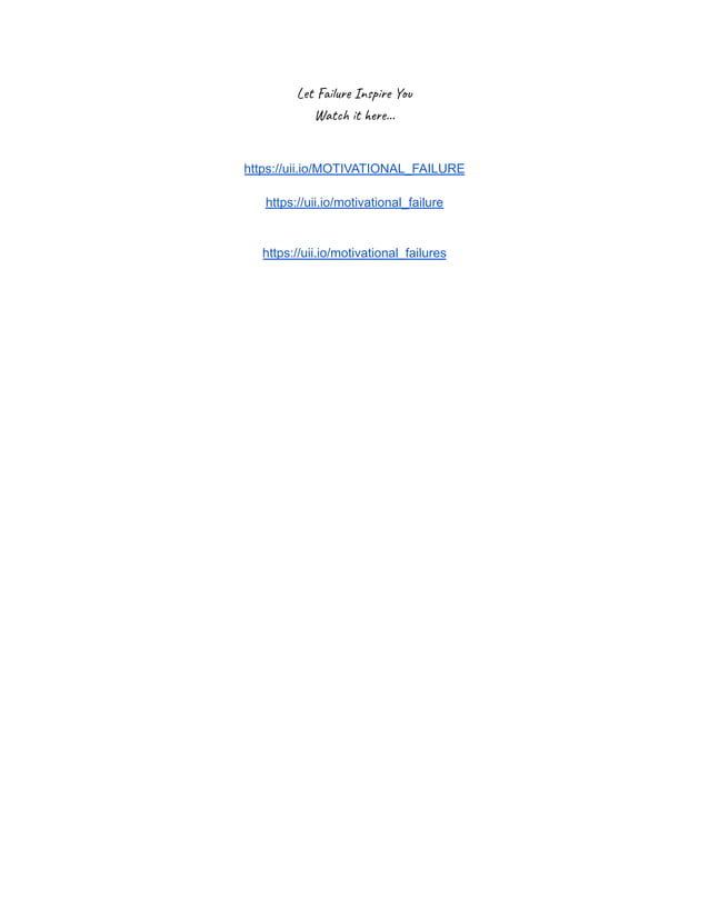 Failure document | PDF
