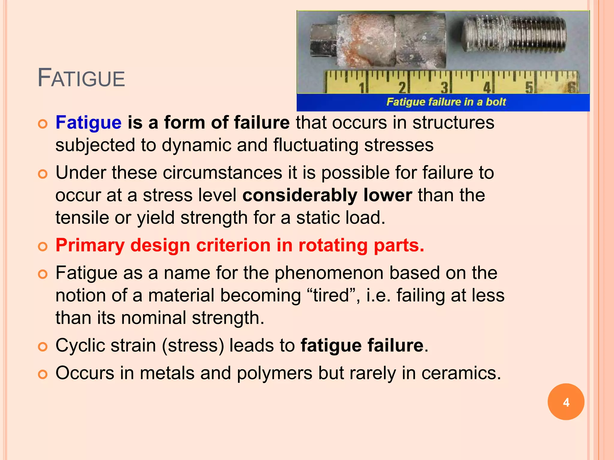 Case Study on Failure Due to Fatigue | PPT